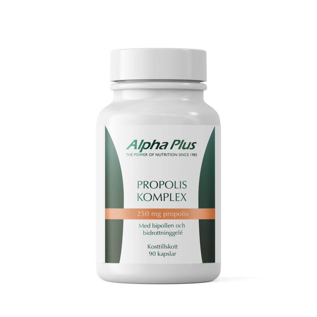 Propoliskomplex 90 kap - Propolis, Bipollen Och Bidrottninggelé