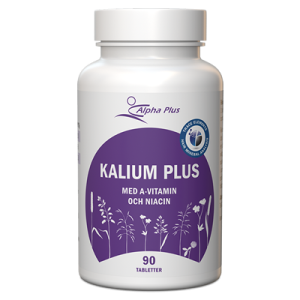 Kalium Plus 90 tab - Med A-vitamin och Niacin | Alpha Plus