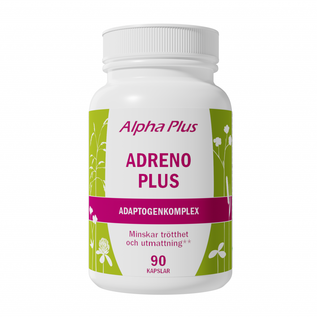 Adreno Plus 90 kap - Adaptogenkomplex | Alpha Plus Kosttillskott